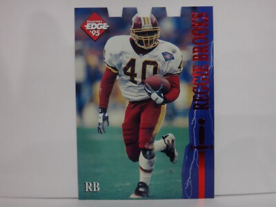 1995 Collector's Edge Excalibur Red Die-Cut Reggie Brooks #74 | eBay