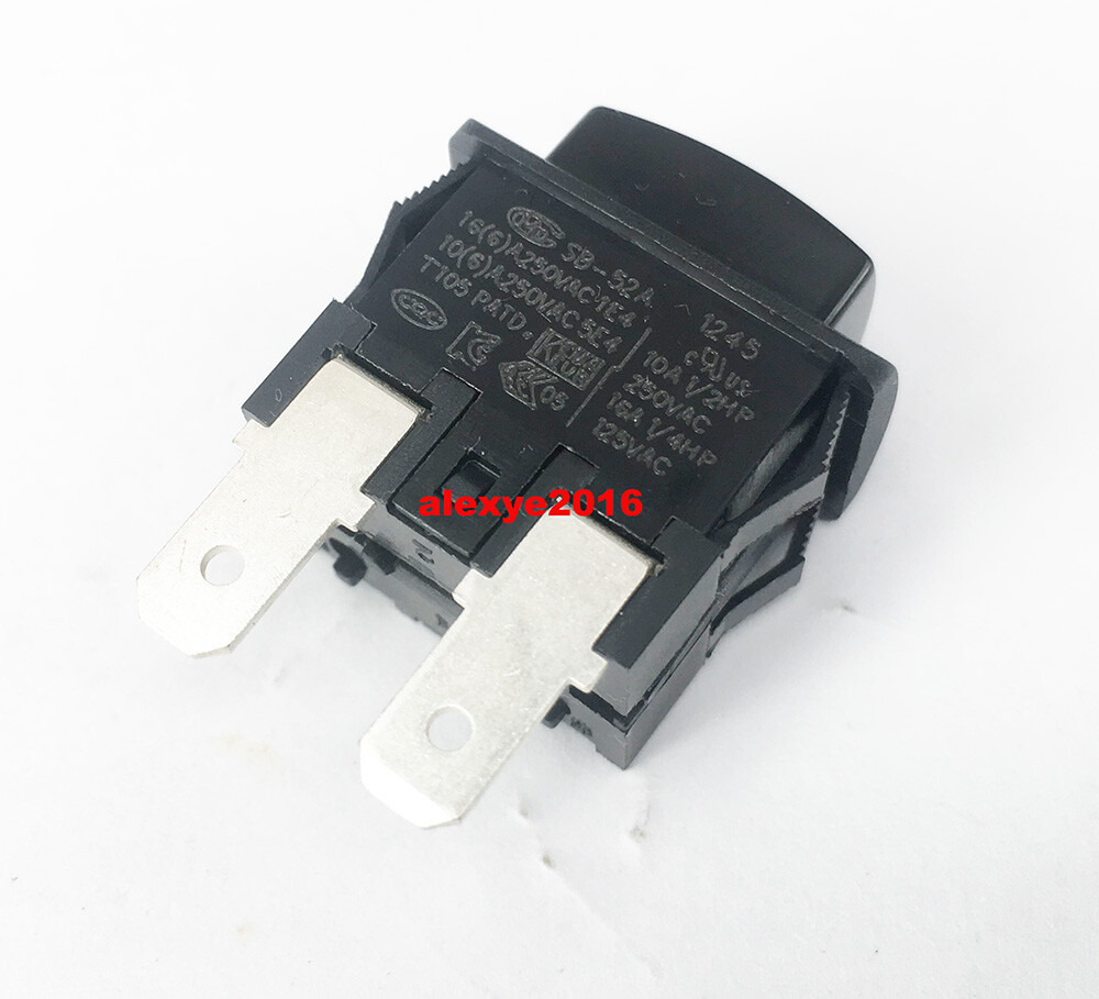1 PCS Merchant CMm SB-52A Pushbutton Switch 2 Pins 16A 125/250VAC T105 ...