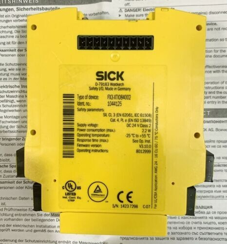 Sick FX3-XTIO84002 FX3-XTIO84002 FX3-XTIO84002 | eBay