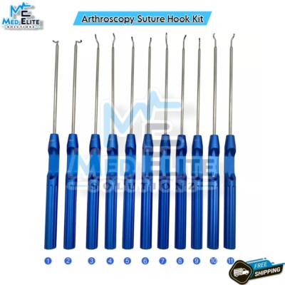 Arthroscopy Suture Hook Set Shoulder Orthopedic Suture Hook Instruments Set | eBay