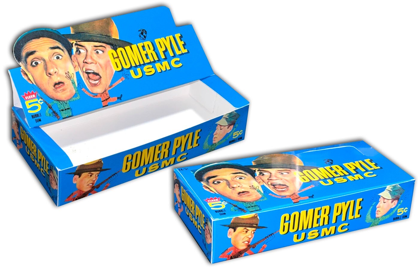 GOMER PYLE USMC Gum Card Display BOX (BOX ONLY!) | eBay