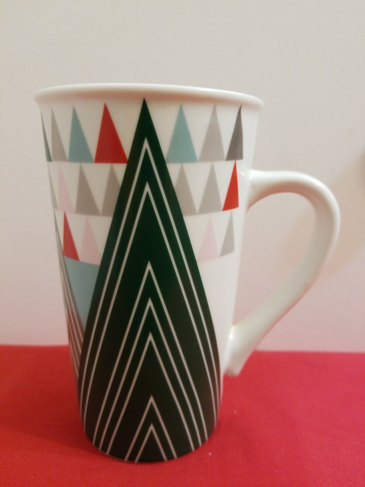 Starbucks 16 fl oz Ceramic Coffee Mug Triangle Pattern | eBay