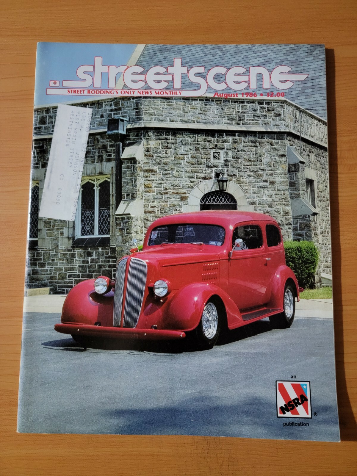 Street Scene Magazine August 1986 ~ VERY FINE VF ~ Street Rodding Hot ...