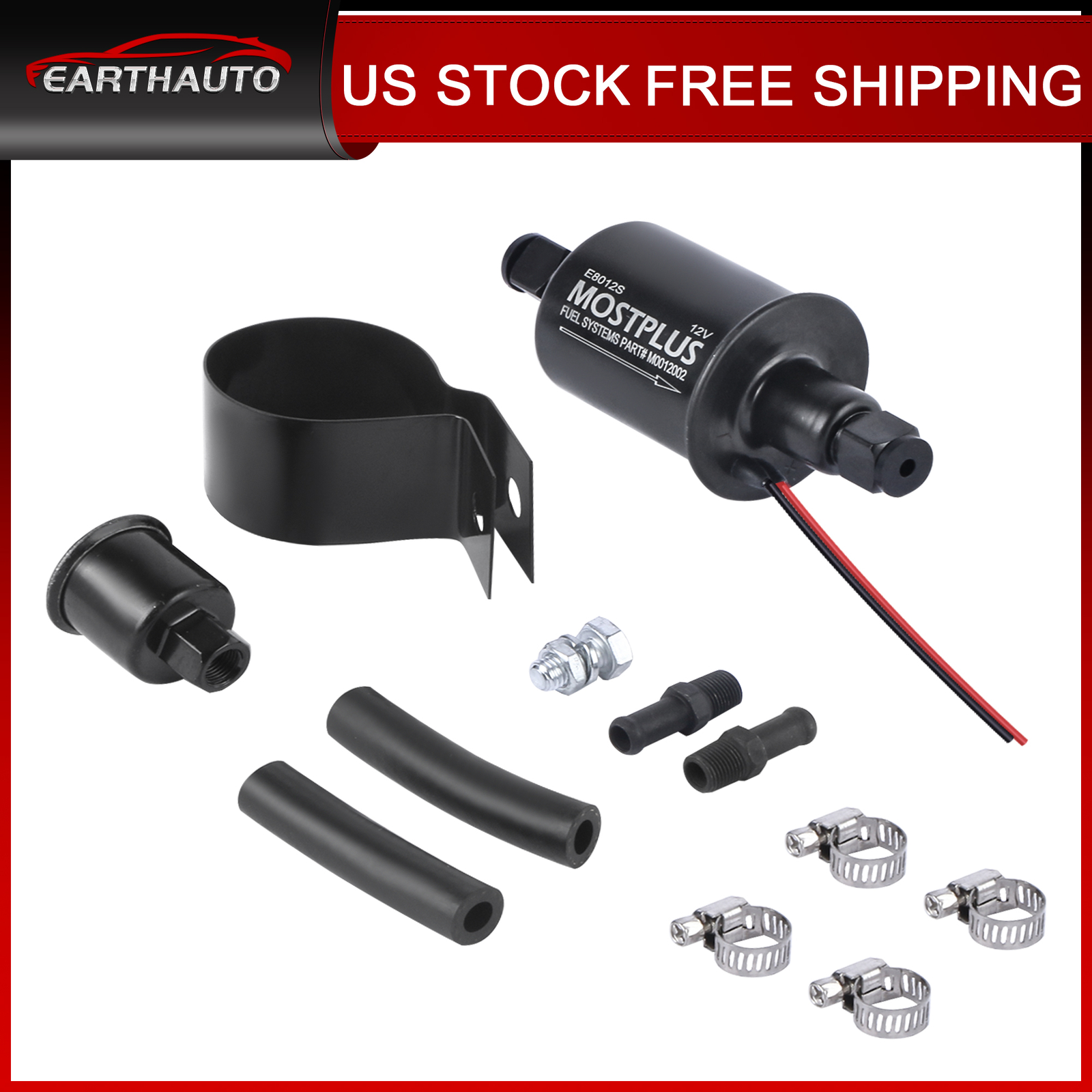 12V Universal Low Pressure 5-9 PSI Electric Fuel Pump Installation ...