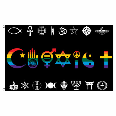 Coexist Rainbow Flag 3ft x 5ft Printed Polyester | eBay
