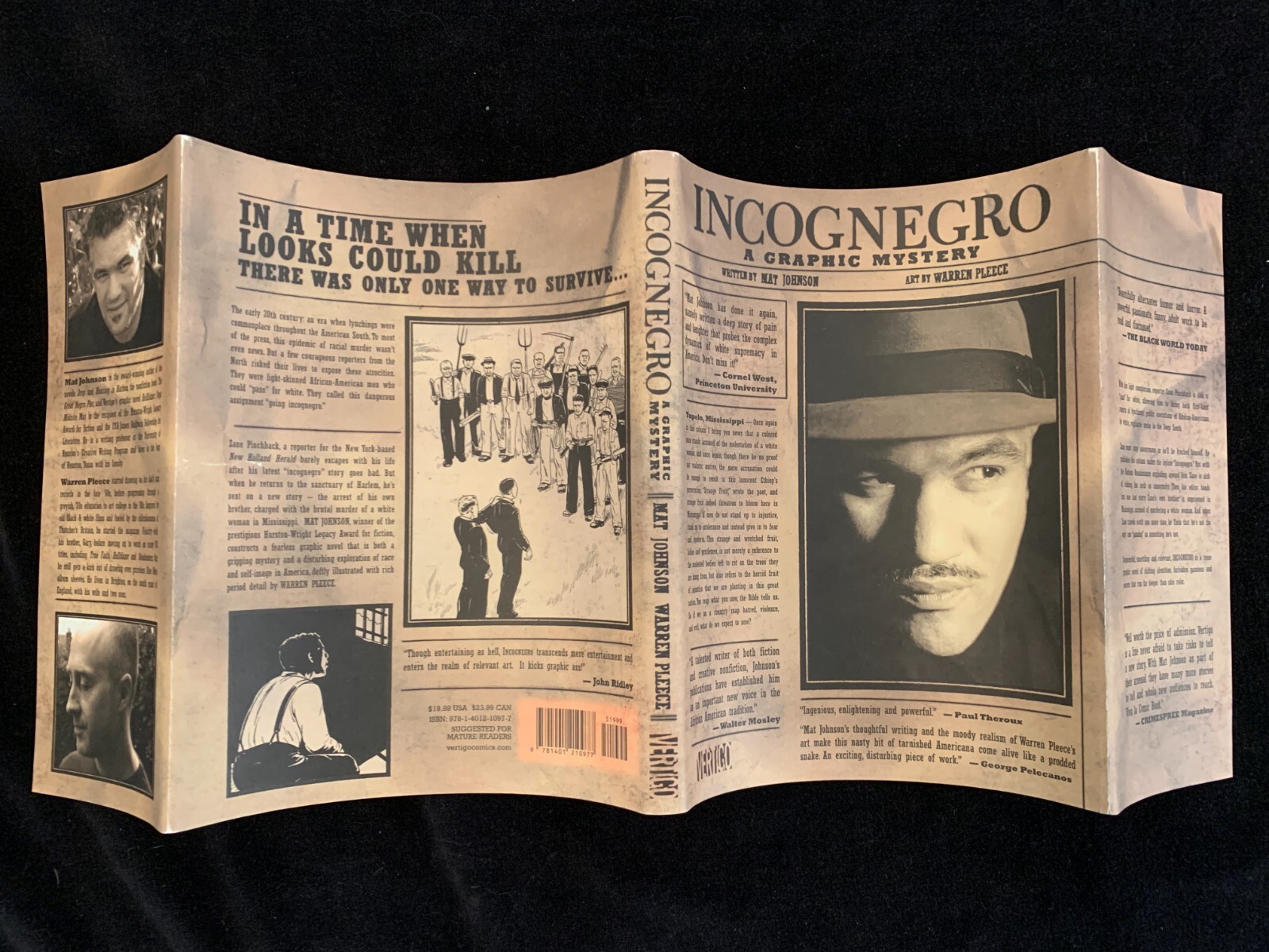 Rare, Signed, 1st print! Incognegro by Matt Johnson & Warren Pleece ...