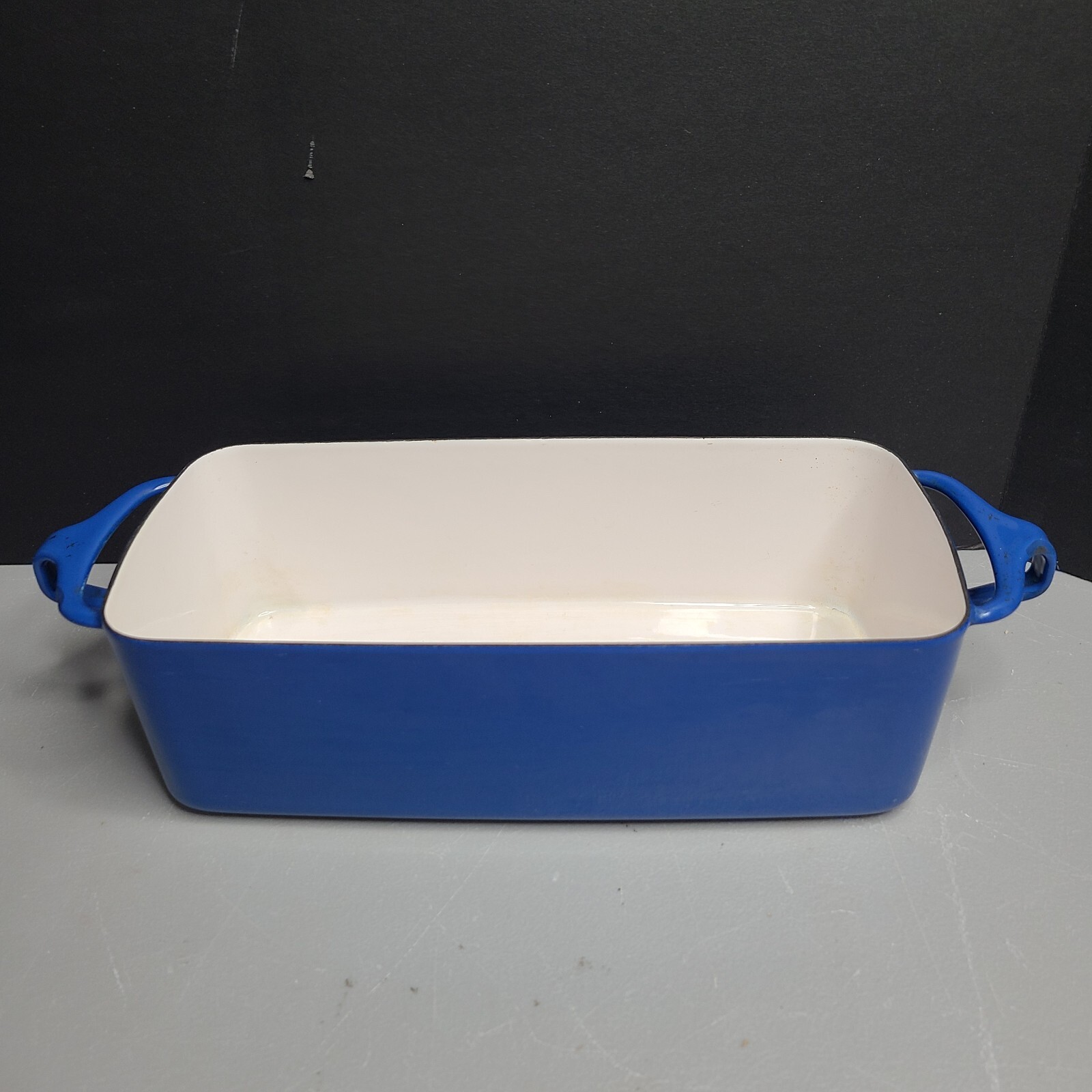 Dansk Kobenstyle Jens Quistgaard Blue Loaf Pan Baking Dish France MCM ...