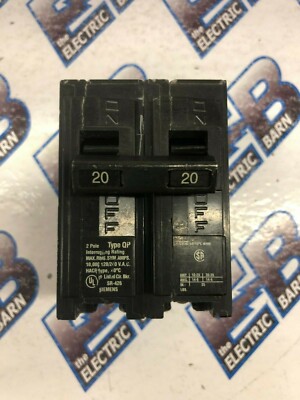 Siemens ITE Q220 Circuit Breaker 20 Amp 240 Volt 2 Pole Plug In 10K ...