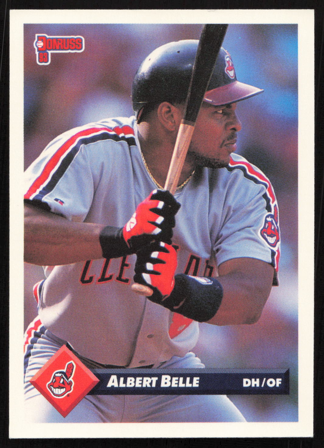 1993 Donruss #435 Albert Belle Cleveland Indians Card | eBay