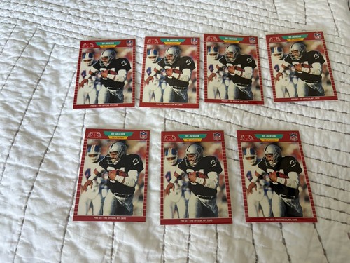 1989 Pro Set Series 1 Lot Bo Jackson, Rozelle, Irvin. Errors ...