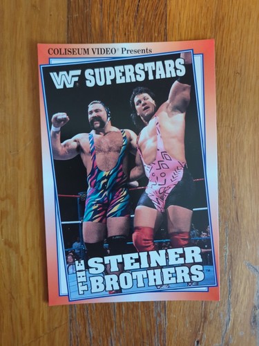WWF Steiner Brothers Rick & Scott Coliseum Video Postcard Promo ...