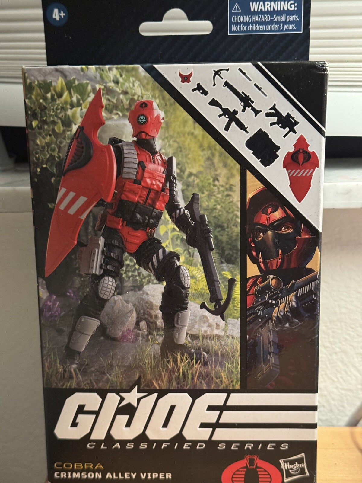 Hasbro G.I. JOE Classified Series Crimson Alley Viper #91, 6" Figure ...