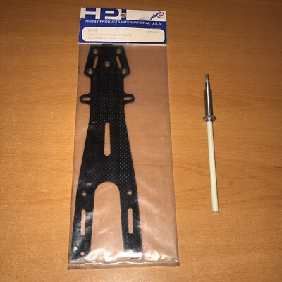 VINTAGE HPI GRAPHITE CHASSIS & SUPER LIGHT AXLE FOR TAMIYA F1 PAN CARS ...