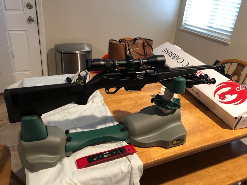 Ambidextrous Steady Rest Sighting In Firearms Rifles Pistol Shooting ...