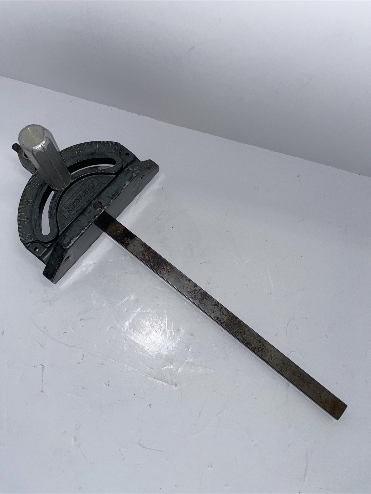 Vintage Craftsman USA bench table saw miter gauge 158592-D000 | eBay