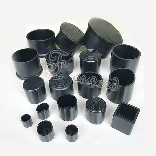 End Cap PVC Rubber Blanking Stopper Cover for Pipe Tube Pole Rod (10 ...