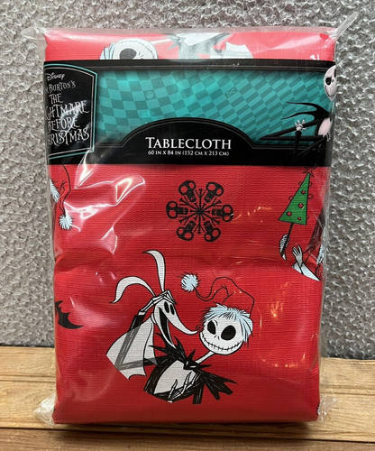 Disney The Nightmare Before Christmas Tablecloth 60" x 84" Square ...
