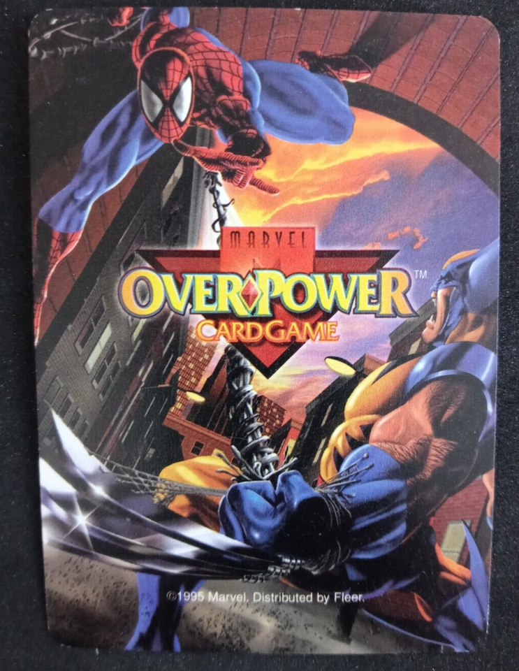 1995 Marvel Overpower Card Game Cyclops Visual Sweep (A) | eBay