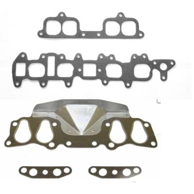 85-95 Toyota 22RE 22REC 2.4L Exhaust & Intake Manifold Gasket Set FREE ...