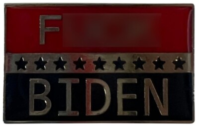 Pack of 50 F Biden Stars Patriotic Rectangle Motorcycle Hat Cap Lapel ...