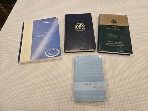 Lot 4 Narcotics Anonymous ~NA Book It Works How & Why~Just 4 Today ...