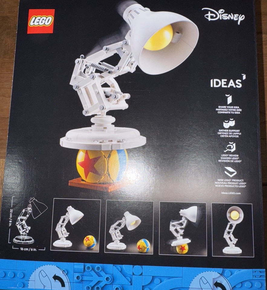 LEGO Ideas ǀ Disney Pixar Luxo Jr. Lamp #21357 New 2025 New Sealed | eBay