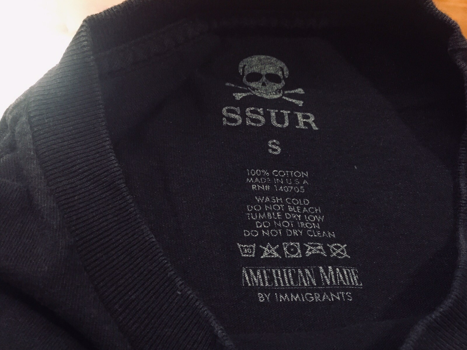 SSUR Logo Black On Black Small T-shirt Hundreds Supreme Alife Kith | eBay