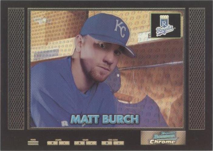 2000 Bowman Chrome - Matt Burch #439 Retro-Future Refractor for sale ...