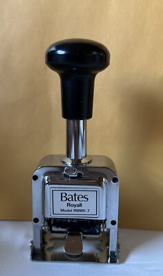 Stamps & Daters - Vintage Bates Numbering Machine