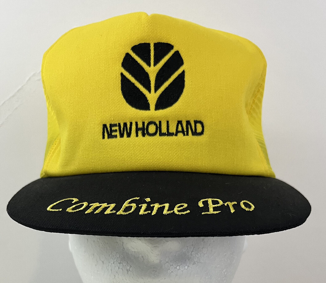 Vintage New Holland Combine Pro Snapback Agriculture SnapBack Hat | eBay