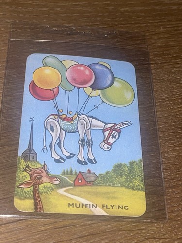 Vintage c1951 Muffin The Mule Card Game Pepys Cartoon Playing Card RARE ...