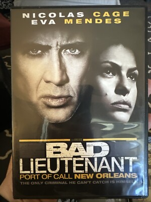 Bad Lieutenant DVD Nicolas Cage Eva Mendes Port of call New Orleans | eBay