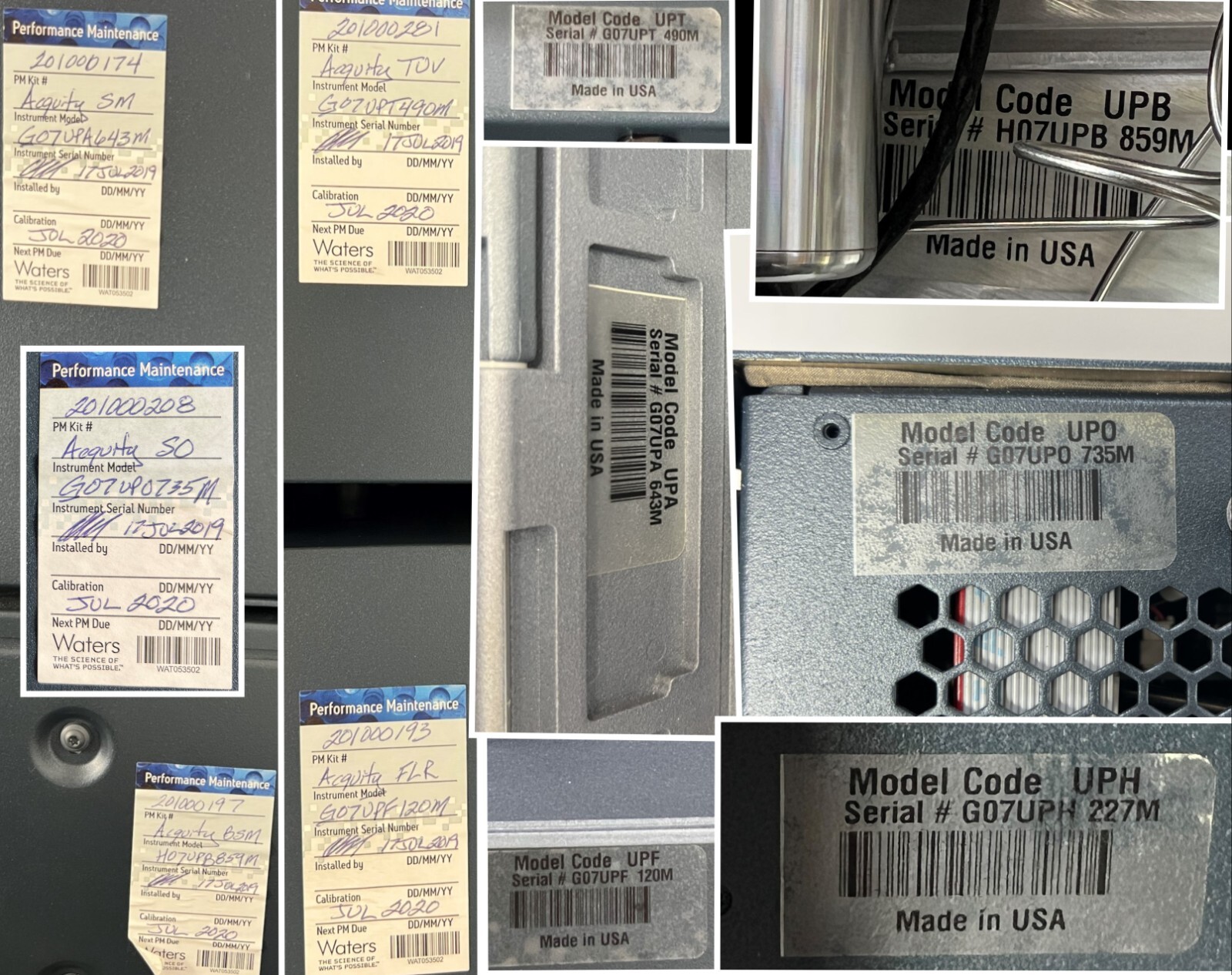 Waters Acquity UPLC HPLC TUV FLR organizer sample and binary manager ...