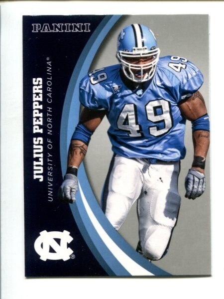 2016 PANINI NORTH CAROLINA JULIUS PEPPERS SILVER SP #41 UNC TAR HEELS ...