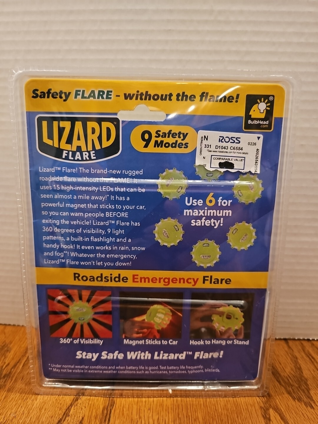 Lizard Flare LED Flare,roadside Emergency Flare.as Seen On TV. | eBay