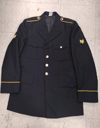 ASU Coat Mens Service Jacket Dress Army Blue 450 Size: 37RC Used | eBay