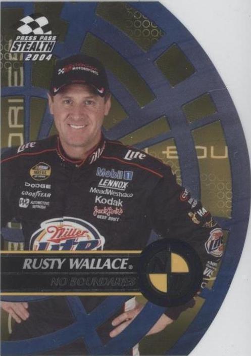 2004 Press Pass Stealth - No Boundaries Rusty Wallace #NB 25 for sale ...
