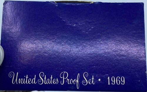 1969 S United States of America Official US Mint PROOF COINS Set ...