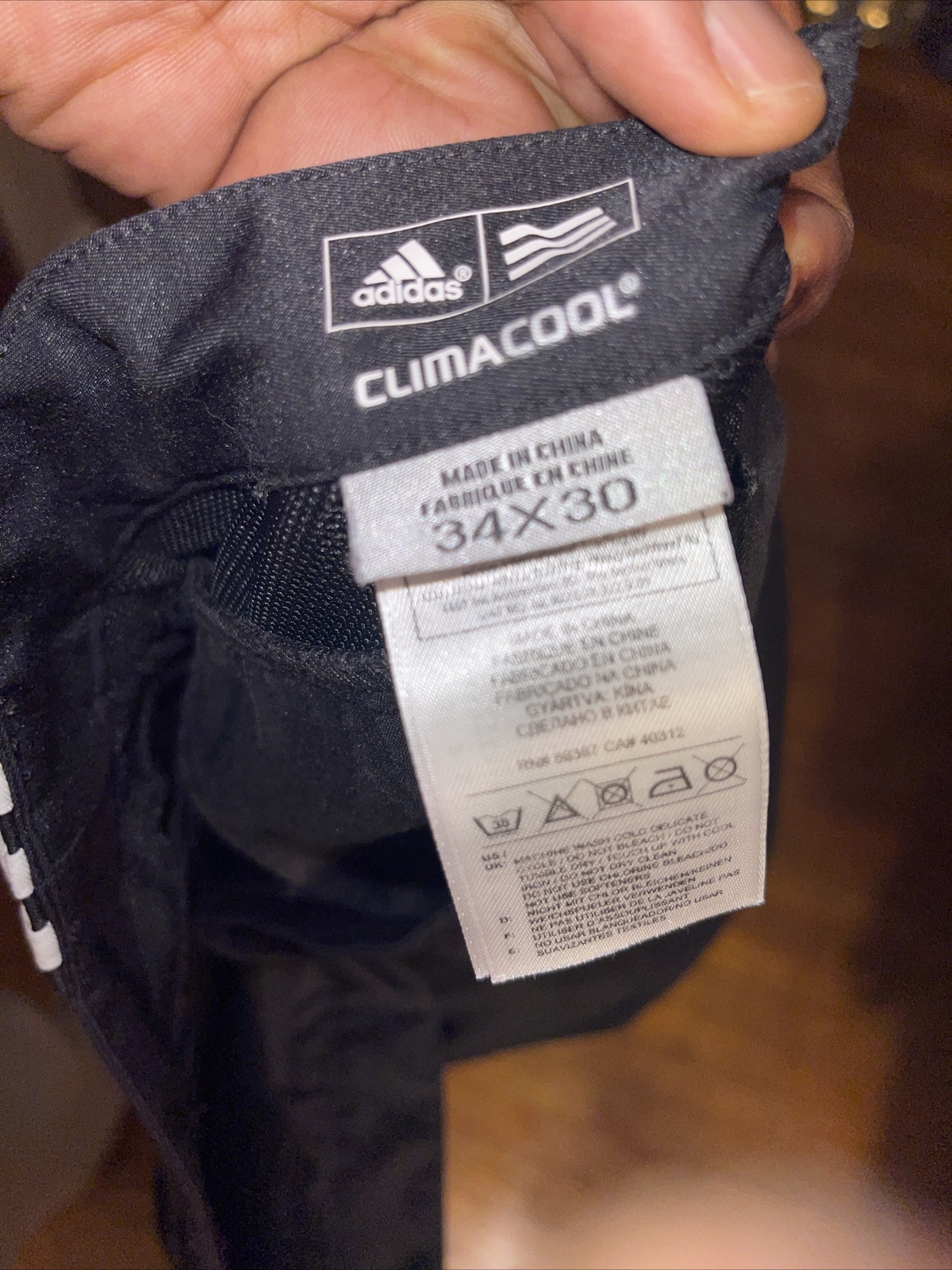 Mens Adidas Golf Sport Pants Sz 34x30 RN 88387 CA 40312 Black | eBay