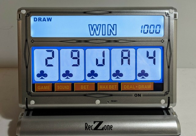 2007 RecZone 955 Video Poker Game 7 in 1 Portable Color Touch Screen ...