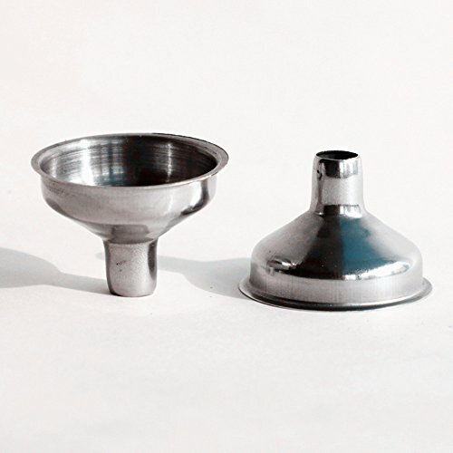 6 Pack Stainless Steel Flask Funnels for Essential Oil Bottles Spices ...