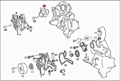 Genuine MERCEDES Thermostat element 1132030275 | eBay