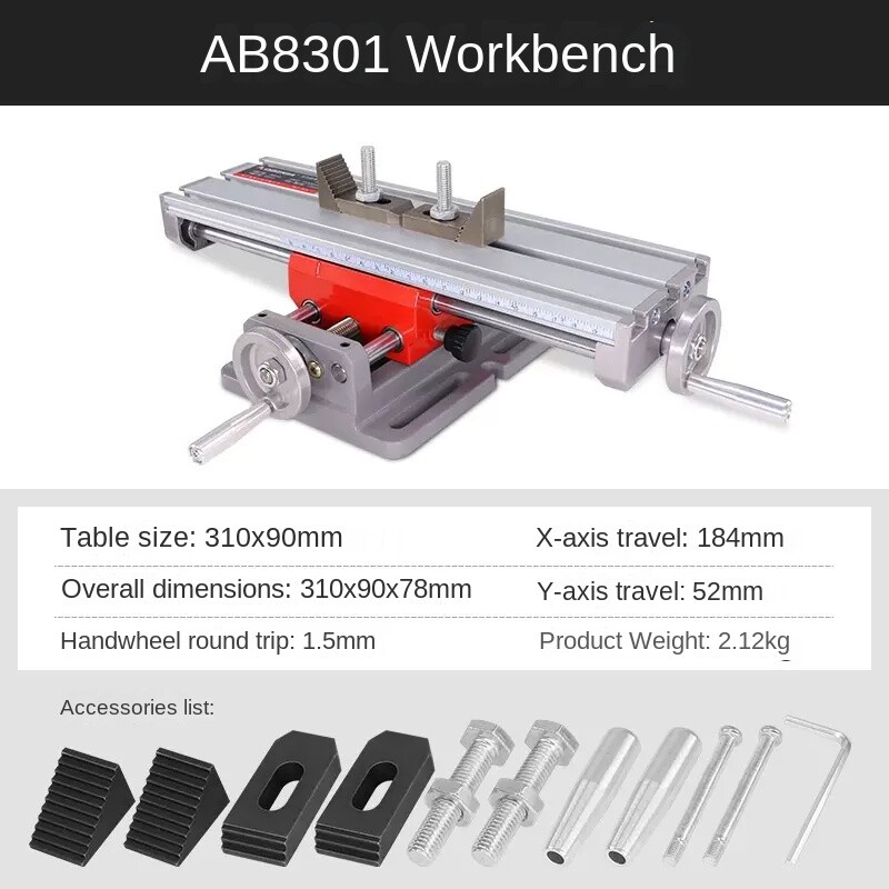 Multifunctional Workbench Bench Drill Xy Axis Miniature Mobile Slide ...
