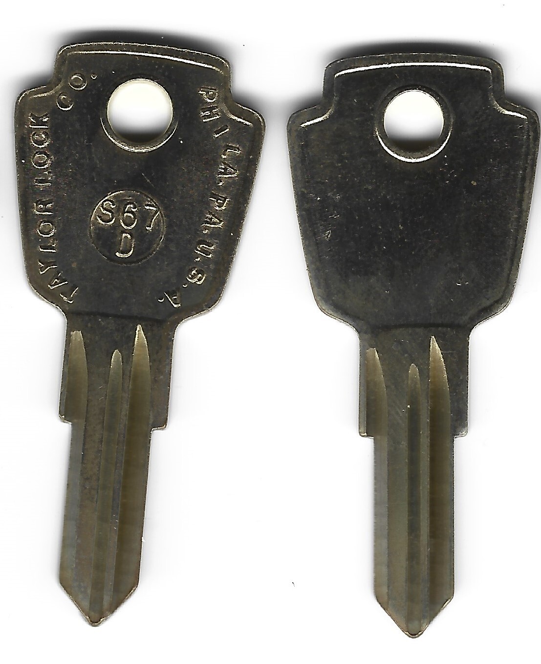 Taylor S67D Vintage Key blank Simca / Talbot / Matra Ilco SM6 | eBay