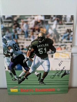 ORIGINAL 8X10 SIGNATURE ROOKIES AUTOGRAPHED PHOTOGRAPH- DARYL GARDENER ...