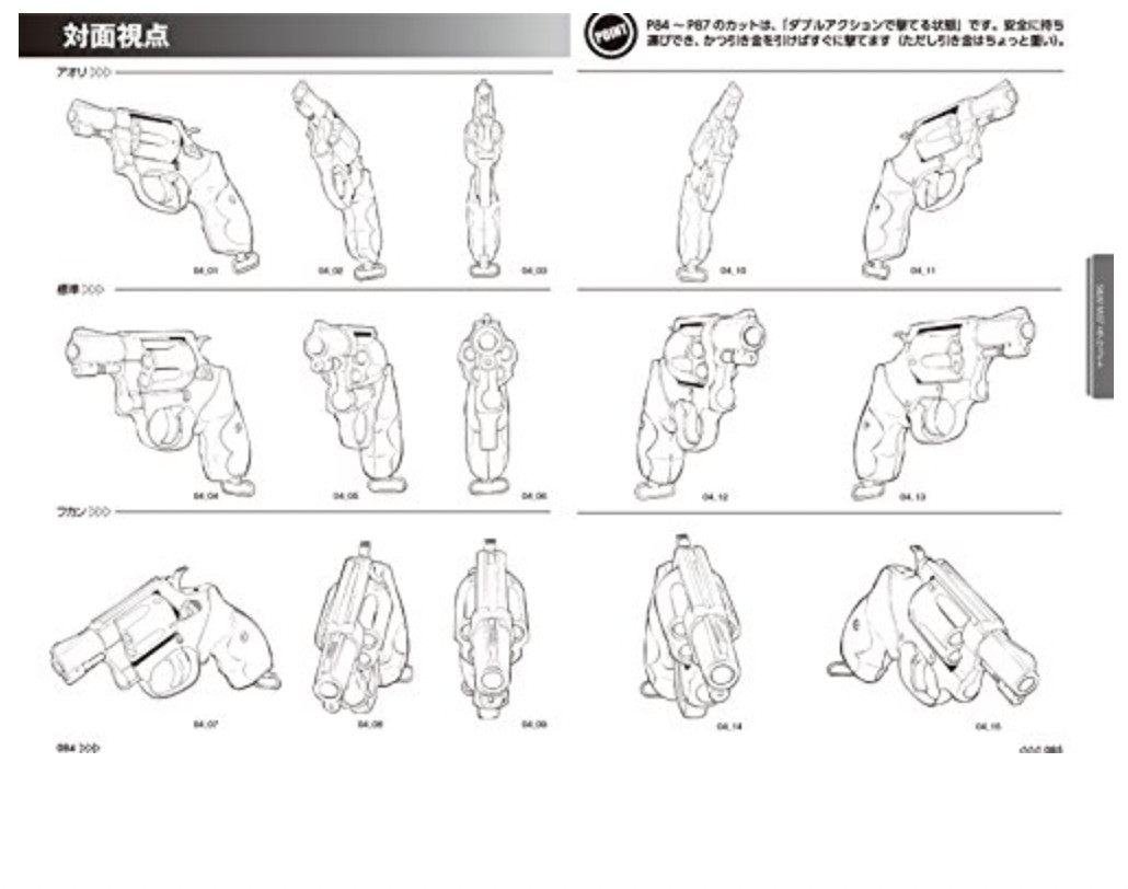Anime Gun Fighting Poses