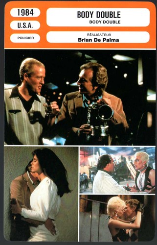 FICHE / CARTE / CARD : BODY DOUBLE - Craig Wasson,M.Griffith,B.De Palma ...