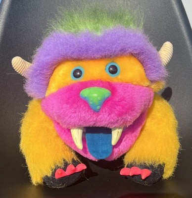 Vintage 1987 My Pet Monster, Yiplet, Hand Puppet Stuffed Animal 80s ...