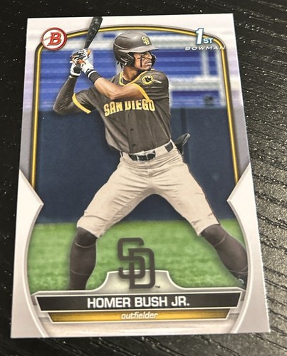 2023 Bowman Draft Homer Bush Jr 1st Bowman Paper | eBay