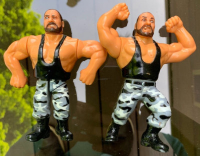1991 Titan Sports WWE WWF Bushwackers Luke & Butch Tag Team 4" Action ...
